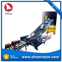 China High Rise Expressway Telescopic Gravity Roller Unloading Conveyor for sale