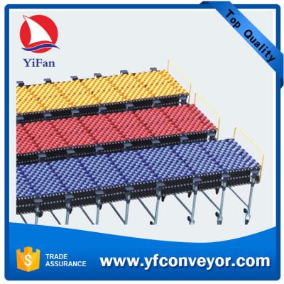 China Gravity Plastic Skate Wheel Conveyor for sale