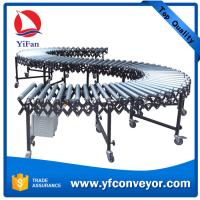 China 4m Flexible Extendable Powered Roller Conveyor for sale