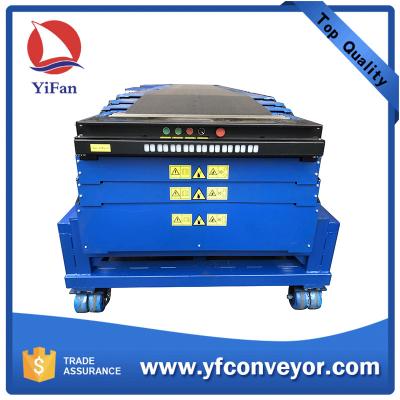 China Telescopic Belt Conveyors / Extendable Conveyor for Loading and Uploading Cargos for sale