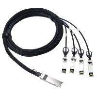 China 5m 40G QSFP+ to 4xSFP+ Breakout DAC - 40GBASE-CR4 Passive Direct Attach Copper Twinax QSFP to SFP Cable for sale