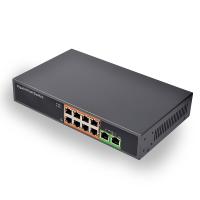 China Gigabit 8 PORT POE switch 150W power IEEE802.3af/at SN-PSE1008G poe network ethernet switch for sale