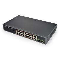China Unmanaged 16 Port 10/100/1000Mbps POE Switch 16+2+2SFP port gigabit poe switch SN-PSE3216S for sale