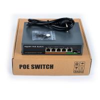 China 6 Port PoE Switch (5 POE Ports +1 Uplink), 802.3af/at PoE 1000Mbps, Built-in Power, Extend to 250Meter, Unmanaged for sale