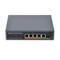 China 6 Port PoE Switch (5 POE Ports +1 Uplink), 802.3af/at PoE 1000Mbps, Built-in Power, Extend to 250Meter, Unmanaged for sale