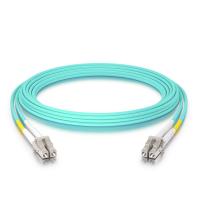 China OM3 LC to LC Fiber Patch Cable 3m(10ft) - Fiber Optic Cable Cord Multimode Duplex  50/125μm for sale