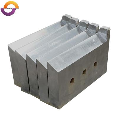 China High Wear Resistance Flying Shear Blade HRC54 Cutting For Machine Hot Metal for sale