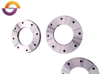 China Ra0.1um Rotary Slitter Blades Cold Working SKD11 For Slitting Machine for sale