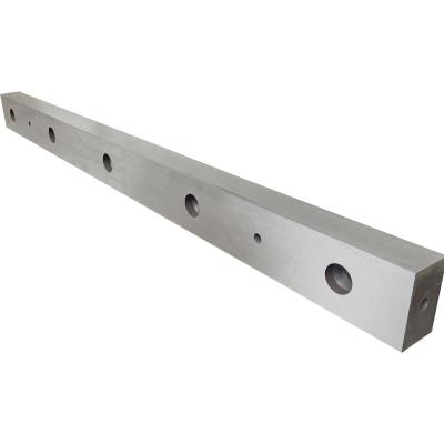 China Polishing Hydraulic Steel Shear Blade Length 200 - 2000mm HRC58 for sale