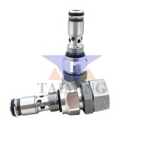 China Excavator Swing Relief Valve Featuring Threaded Connection For Komatsu Exavator Parts for sale