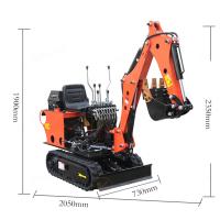China Standard Mini Excavator Machine Small Digger For Farm Agricultural Garden for sale
