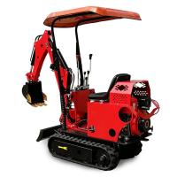 China ODM Diesel Red Mini Excavator Machine For Agricultural Garden Farm for sale
