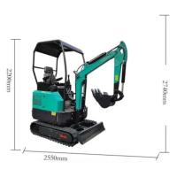 China 2 ton Mini Excavator Machine Small Digger For Farm Winery Agricultural Garden for sale