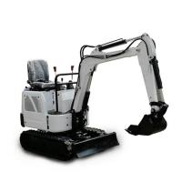 China ODM KV07 White Diesel Engine Mini Excavator Machine Small Digger For Farm Winery Agricultural Garden for sale