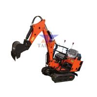 China Orange OEM Diesel Engine Mini Excavator Machine Small Excavators Digger For Farm Winery Agricultural Garden for sale