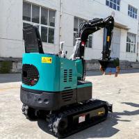 China Thunderstorm Green Diesel Engine Small Digger Mini Excavator Machine For Farm Winery Agricultural Garden for sale