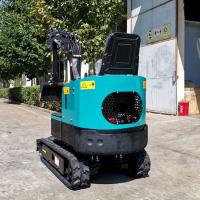 China Thunderstorm Green Diesel Engine Small Digger Mini Excavator Machine For Farm Winery Agricultural Garden for sale