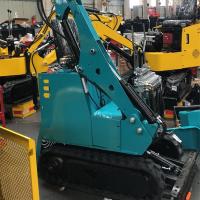 China Thunderstorm Green Diesel Engine Small Digger Mini Excavator Machine For Farm Winery Agricultural Garden for sale