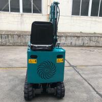 China Thunderstorm Green Diesel Engine Small Digger Mini Excavator Machine For Farm Winery Agricultural Garden for sale
