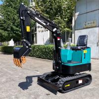 China 1.8ton 2ton 2.5ton 3ton 3.5ton Blue Diesel Engine Small Digger Mini Excavators For Farm Winery Agricultural Garden for sale