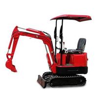 China OEM Red Small Digger Diesel Engine Mini Excavators For Farm Winery Agricultural Garden Excavator for sale