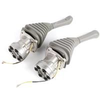 China Hydraulic Korean Excavator Joystick Single Switch Left Right Joystick Handle Polit Valve for sale