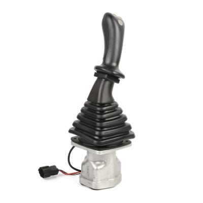 China Three Switch Hydraulic Korean Excavator Joystick Handle Polit Valve Right for sale