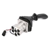 China Three Switch Hydraulic Korean Excavator Joystick Handle Polit Valve Right for sale