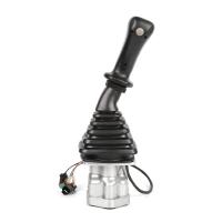 China Three Switch Left Hydraulic Excavator Joystick Handle Polit Valve For Korean for sale