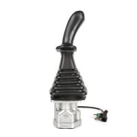 China Three Switch Left Hydraulic Excavator Joystick Handle Polit Valve For Korean for sale