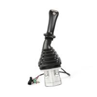 China Three Switch Left Hydraulic Excavator Joystick Handle Polit Valve For Korean for sale
