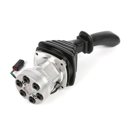 China Double Switch Pilot Valve Excavator Joystick Handle Controller Hydraulic Joystick Assy For Korean Excavators for sale