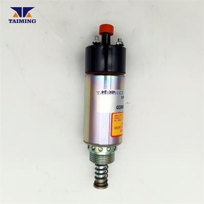 China Construction Machinery Parts 155-4652 Stop Solenoid 24V for CAT 3116 3126 Engine E320B E325B Excavator Shutoff Valve for sale