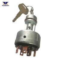 China Ignition Switch 22B-06-11910 with Keys for PC200-7 Excavator Metal Housing Copper Terminals for sale