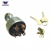 China Ignition Switch 22B-06-11910 with Keys for PC200-7 Excavator Metal Housing Copper Terminals for sale