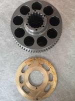 China Original excavator spare parts Valve plate and cylinder block M2X120 hydraulic components for sale
