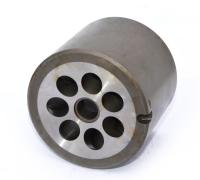 China Standard excavator hydraulic spare parts cylinder block 320-C suitable for  DOOSAN SANY for sale