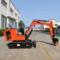 China Yanmar Kubota Small Excavator Machine 1 Ton Towable Backhoe Micro Digger for sale