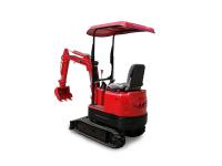 China Red Color Mini Excavator Machine For Foundation Construction for sale
