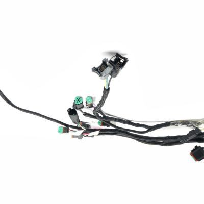 China Backhoe Loader Excavator Engine To Computer Board ECU Wiring Harness Kobelco Digger for sale