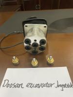 China Doosan Operating Lever DX55 Excavator Joystick Handles Three Switches DX60 80 for sale