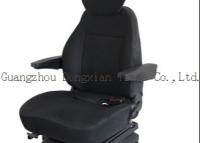 China Kobelco Wheel Excavator Spare Parts Seat Adjustable PVC Seat with Headrest Armrest for sale