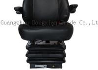 China Kobelco Wheel Excavator Spare Parts Seat Adjustable PVC Seat with Headrest Armrest for sale