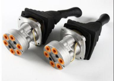 China Hydraulic Pilot Control Valve Joystick For Hyundai Full Series Excavator for sale