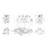 China K3v112dtp Excavator Hydraulic Pump For  9N24-12T R225-9T DX225 9P12-12T R225-9 R265-9 R275-9 9C32-14T JCB220 for sale