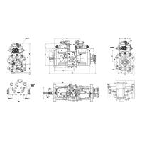 China TEM OE11-14T SY215-8S SY215-9 Excavator Main Hydraulic Pump K3V112DTP Hydraulic Electronic Control Pump for sale