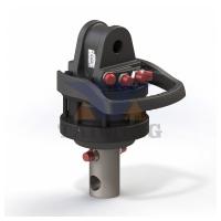 China TEM Excavator 360 Degree Hydraulic Rotating Grapple For Crane Tractor Parts GR46 for sale