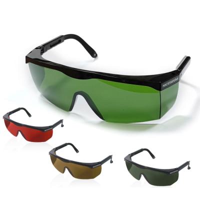 China EN207 Z87 590 690nm Ipl Beauty Welding Laser Safety Goggles Protective Hair Removal 1064 Fashion UV400 Laser Safety Glasses for sale