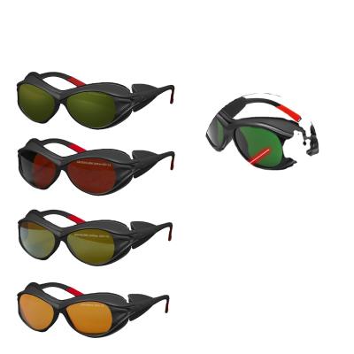 China 190-2000nm 532nm Laser Safety Glasses CO2 IPL Protection Glasses Laser Hair Removal Protective Glasses Goggles for sale