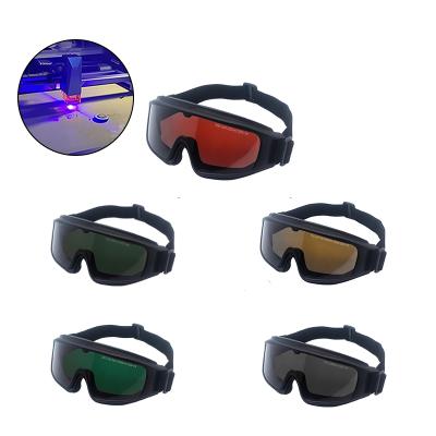 China Laser Protection Goggles for Fiber Laser 1064nm Class Anti-Laser UV Protection Fit Laser Hair Removal Welding Daylight Viewing for sale